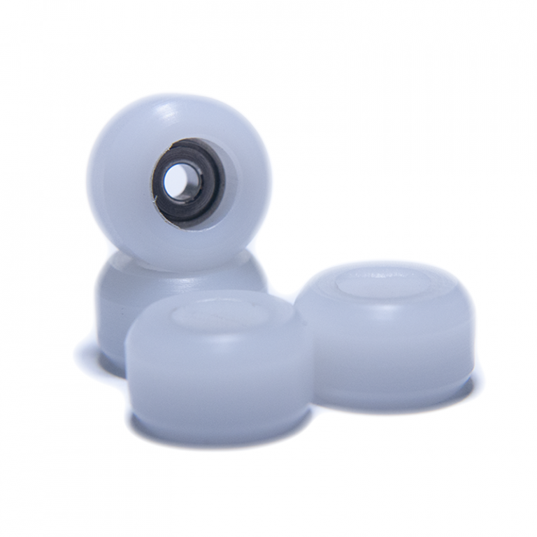 RUEDAS CON RODAMIENTO BLANCAS - Jem Fingerboard 2025