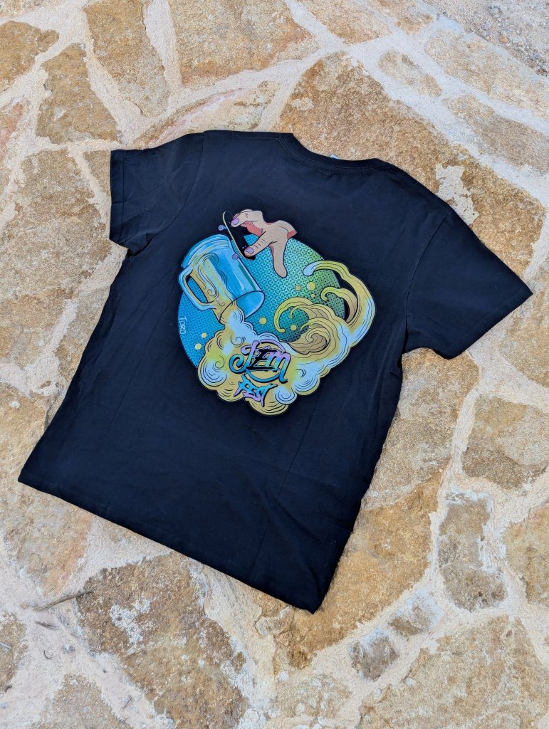 JEM FEST Black t-shirt - Jem Fingerboard